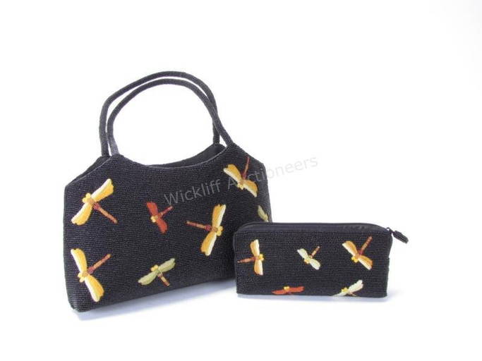 Lynne Jerome Hand Beaded/embroidered Purse