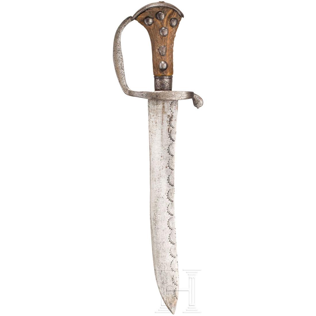 A Shortened German Hunting Sword, 17th Century