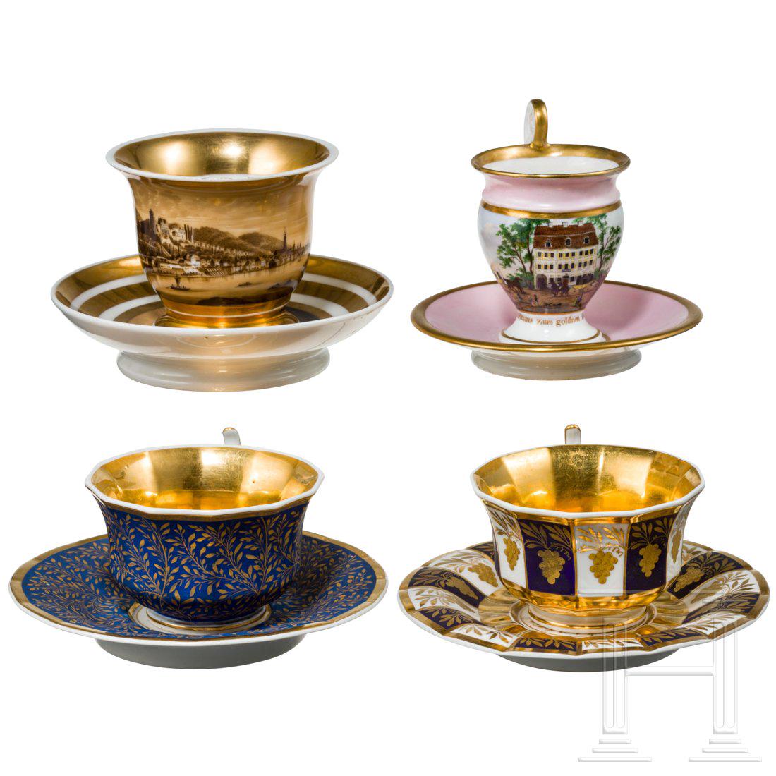 A small collection of German porcelain cups, 19th - Jun 22, 2020 ...