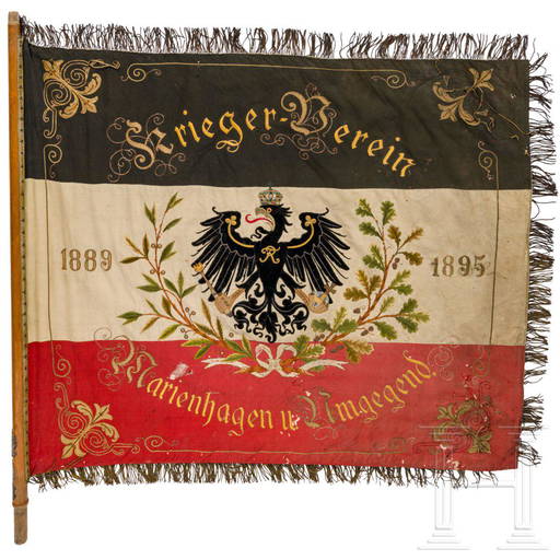 A Prussian Flag Of The Military Association
