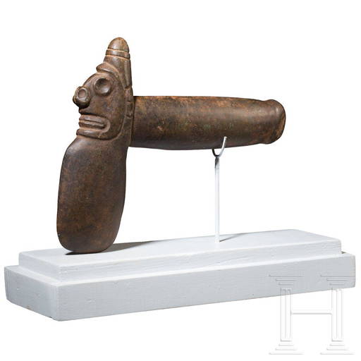 Ritual Axe Made By Rock , Taino Culture, Caribbean,