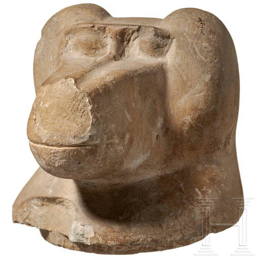 A canopic lid in the form of the head of Hapi, son of - May 26, 2021 ...