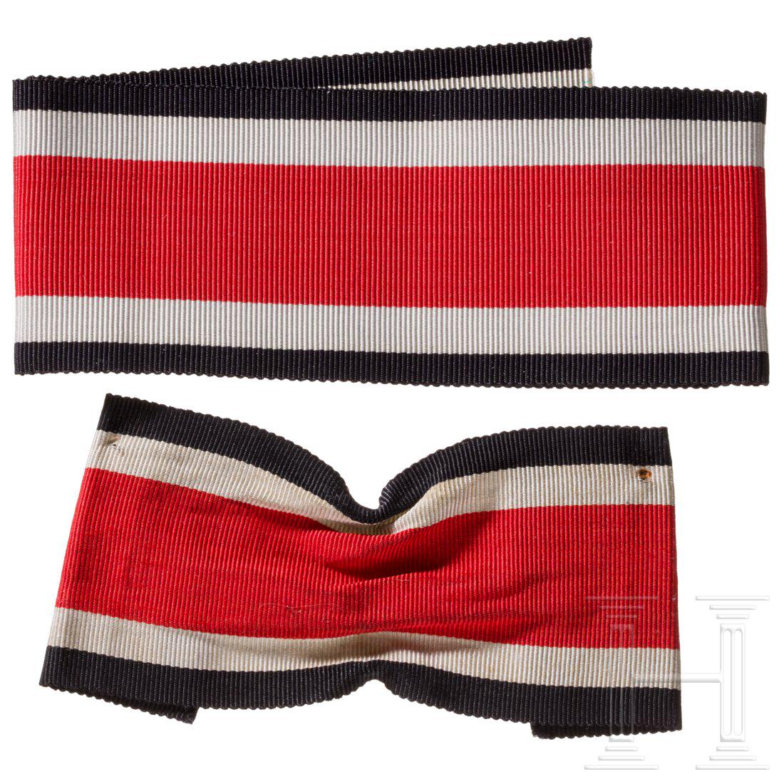 Two Ribbons For The Knights Cross Of The Iron Cross