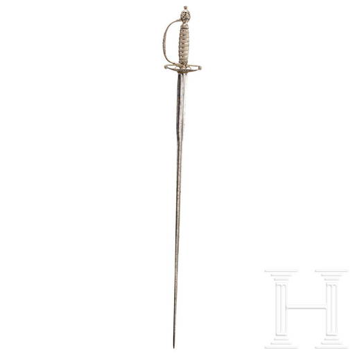An English Silver Mounted Gala Sword, Late 18th Century