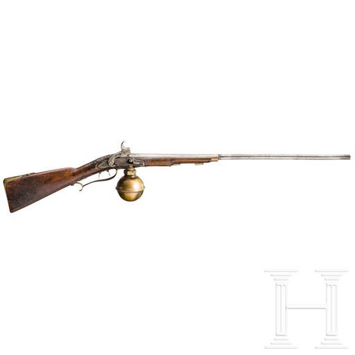 A German air rifle with bullet reservoir, 18th century - Nov 24, 2021 ...