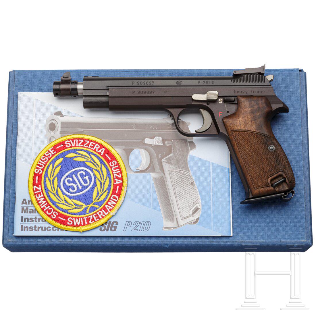 SIG P 210-5 Heavy Frame, im Karton - Nov 24, 2021 | Hermann Historica ...