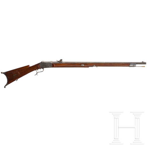 A Swiss Target Rifle By G. Rickenbach, Basel, Circa