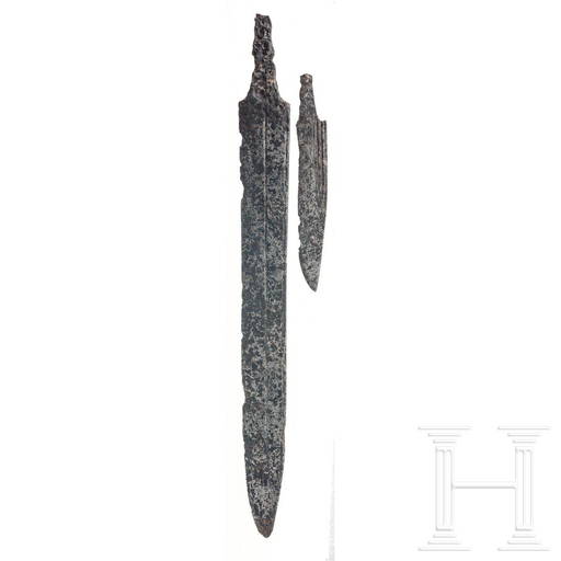 A Merovingian seax with additional blade, 6th century (#6092) on Feb 01 ...