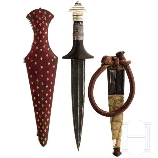 A North African Tuareg Dagger, Circa 1900, And A Dagger