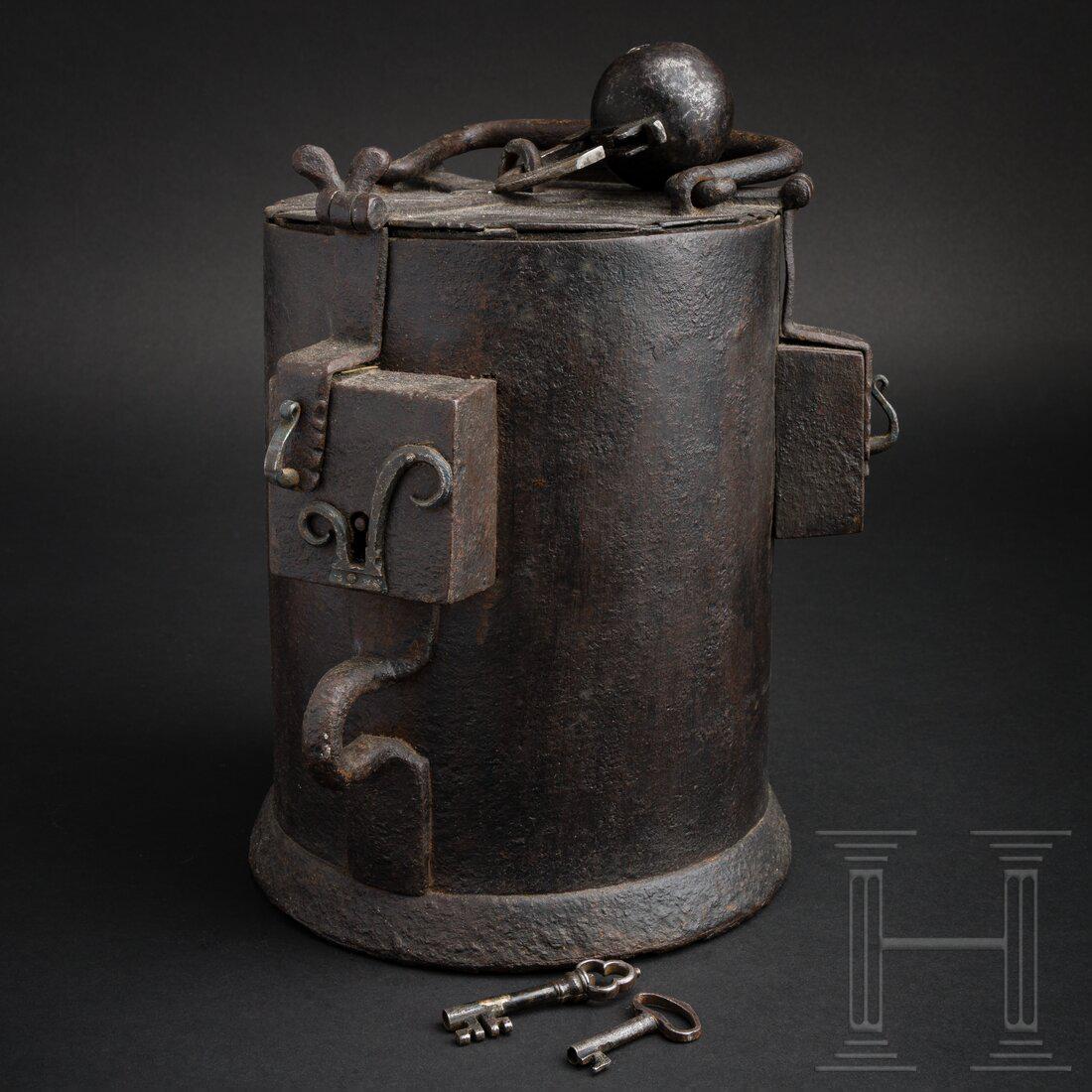 A distinguished South German late Gothic offertory box, early 16th ...