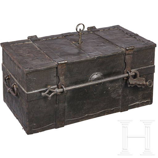 A Small German Armada Chest, Circa 1550
