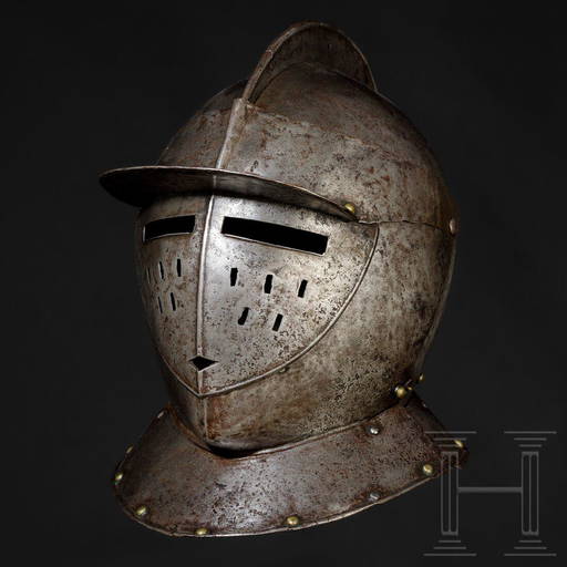 A Flemish cuirassier's close helmet, circa 1620 (#1138) on May 17, 2022 ...