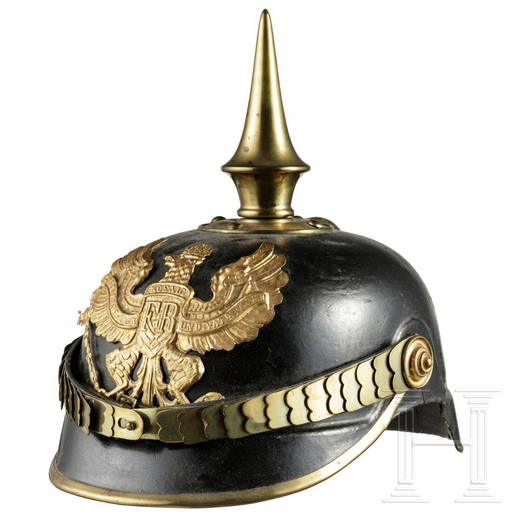 A children's helmet in the form of an infantry helmet, circa 1900 ...