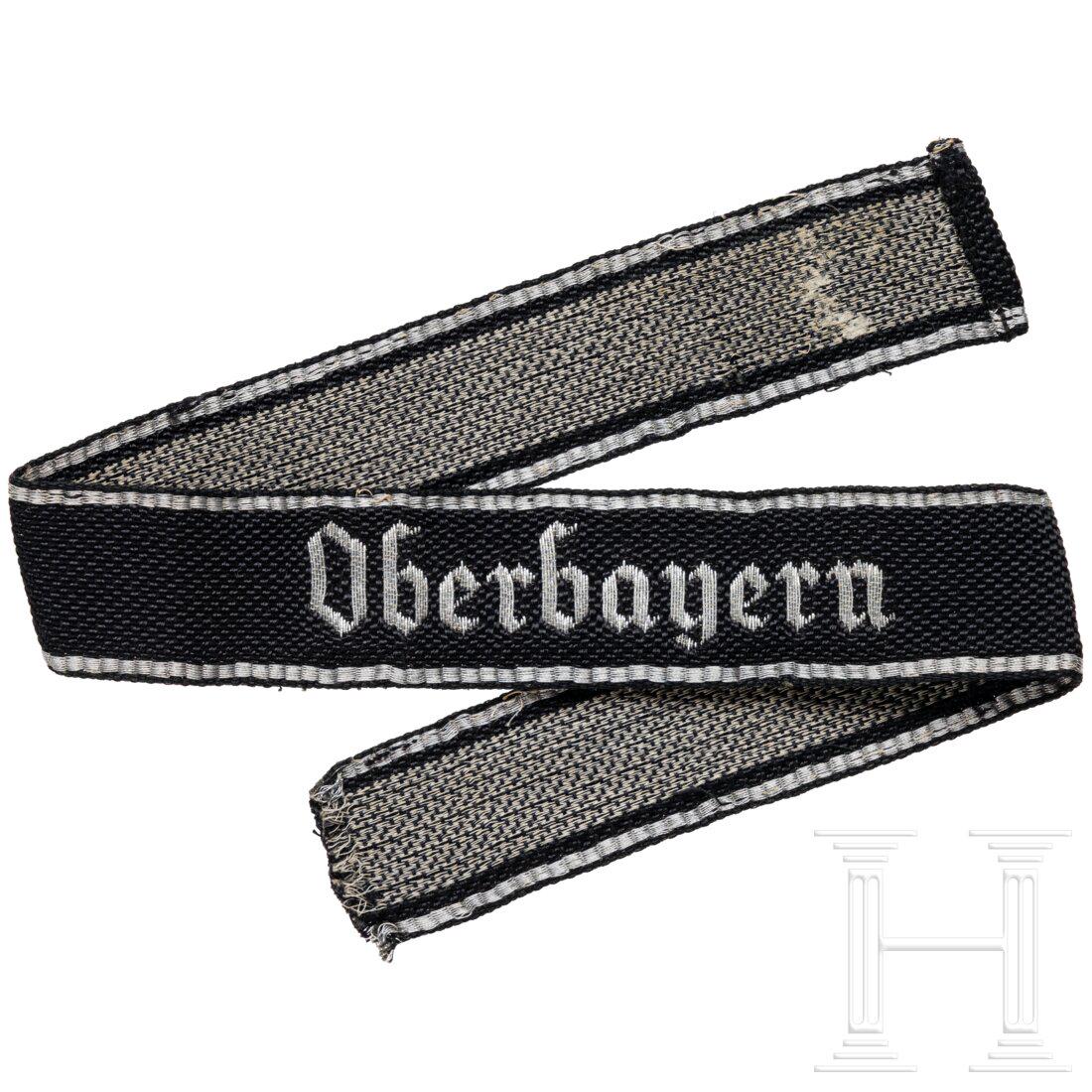 A cuff title for officers in the Standard "Oberbayern", 1st model - May ...