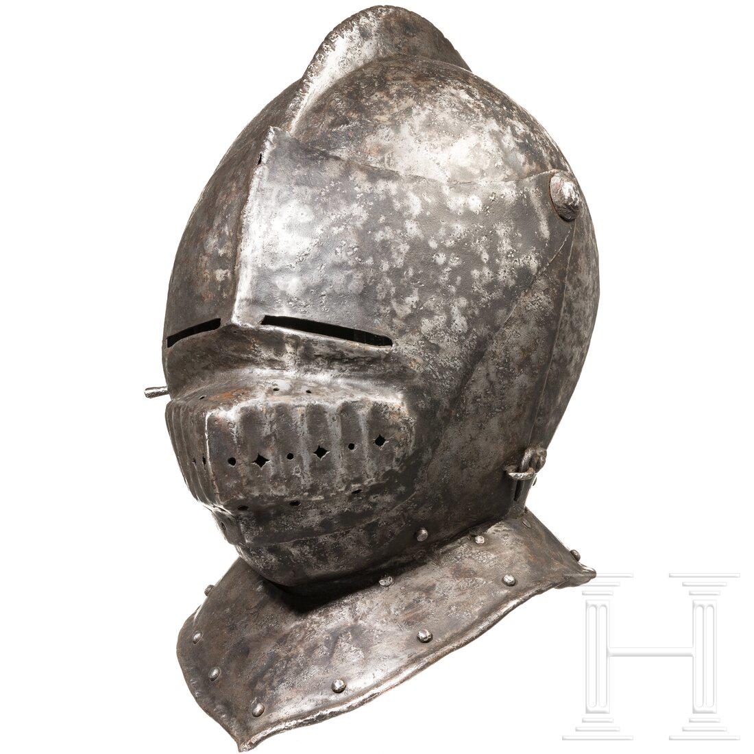 A German close helmet, historicism in 1510s style - Jun 21, 2022 ...