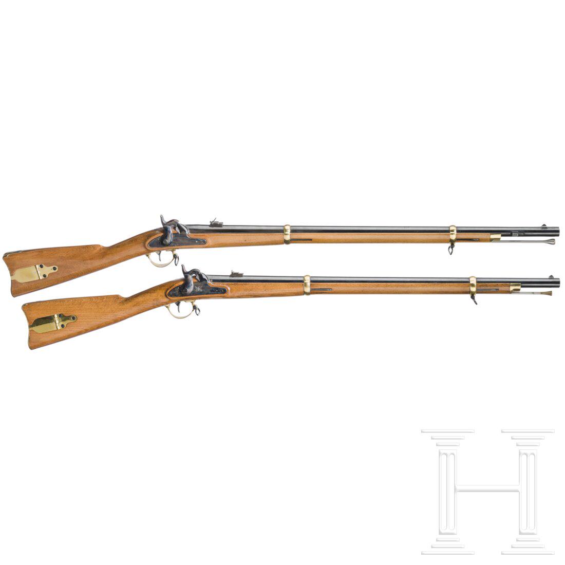 Two Remington Mod. 1863 Zouave Rifles, replicas by Antonio Zoli (#8486 ...