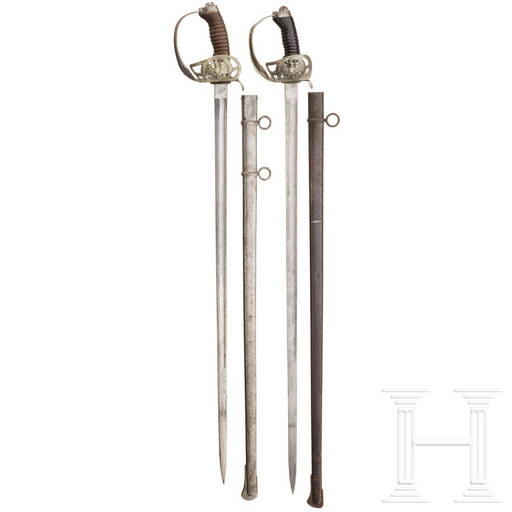 Two cavalry swords M 1889 by WKC, Solingen (#9407) on Feb 02, 2023 ...