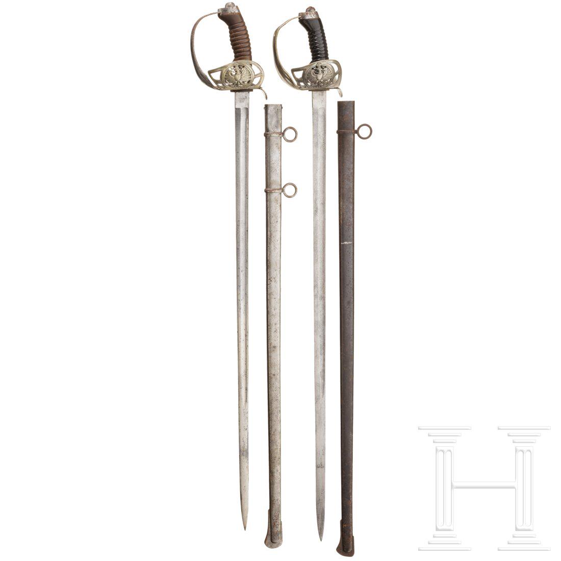Two cavalry swords M 1889 by WKC, Solingen (#9407) on Feb 02, 2023 ...
