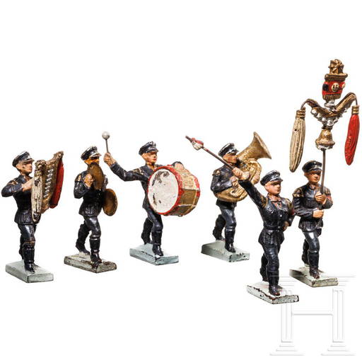 Six Lineol SS musicians with Jingling Johnny (#10746) on Feb 03, 2023 ...