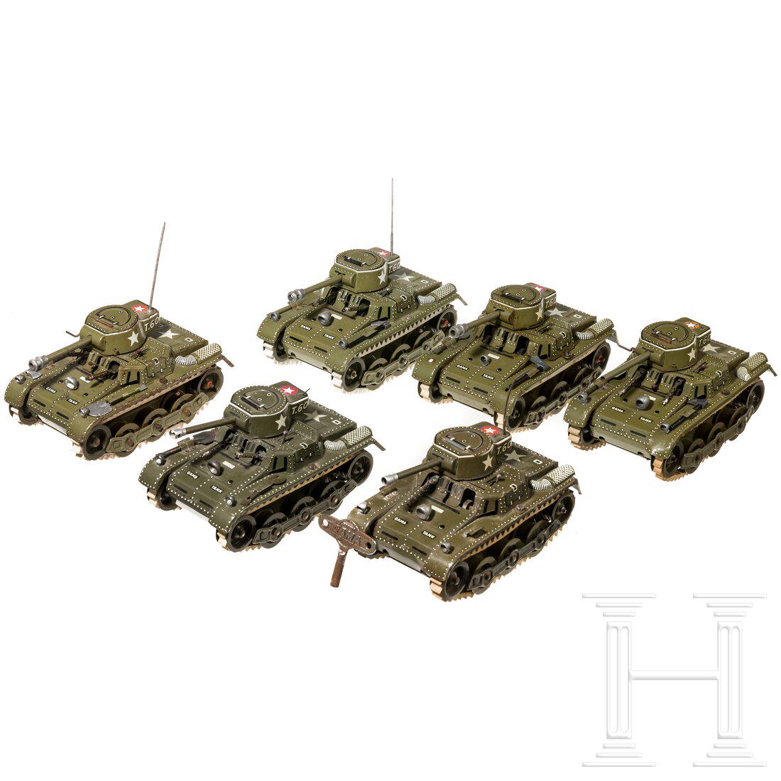 Six Gama tank models T60 of the US Army, 1950s - Feb 03, 2023 | Hermann ...
