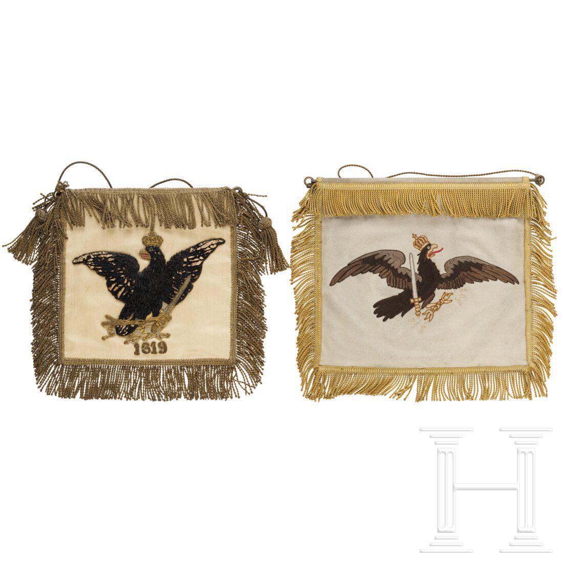 Two Prussian Traditional Flags, Circa 1900