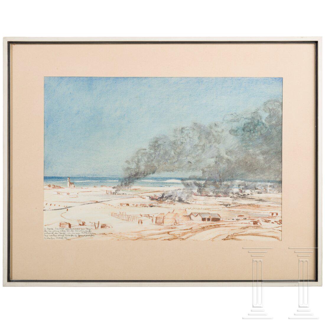 General Siegfried Westphal A Pastel Painting By Wilhelm Wessel ...