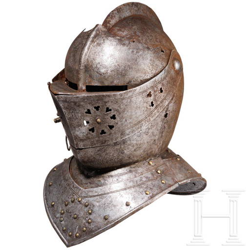 A German Close Helmet In The Flemish Style Of Circa 1600, Circa 1900