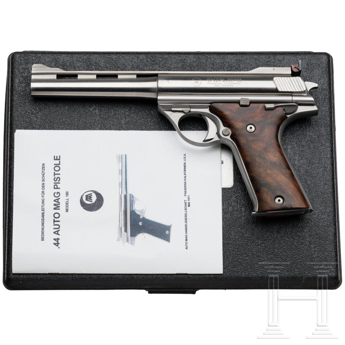 Auto Mag .44 Amp, Mod. 180, In Case