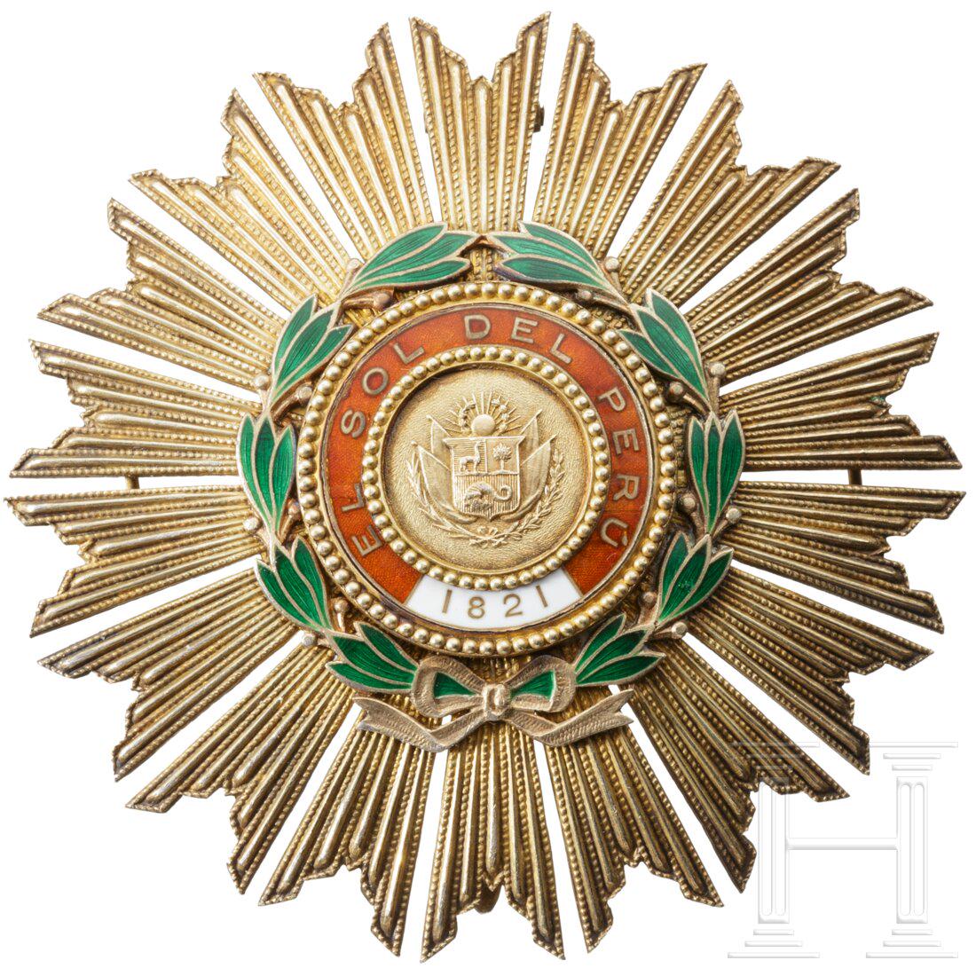 An Order Of The Sun Of Peru (la Orden El Sol Del Peru) Auction
