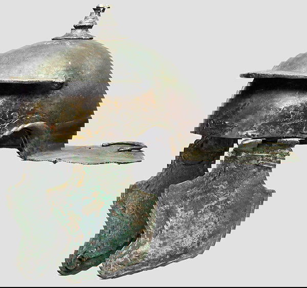 176: A Roman helmet of Weisenau type