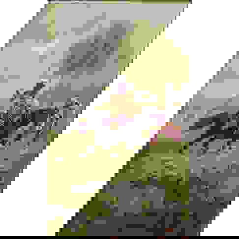 A Russian Oil Painting Of Cossacks In The Field By "ivan Ivanoff", 19th ...