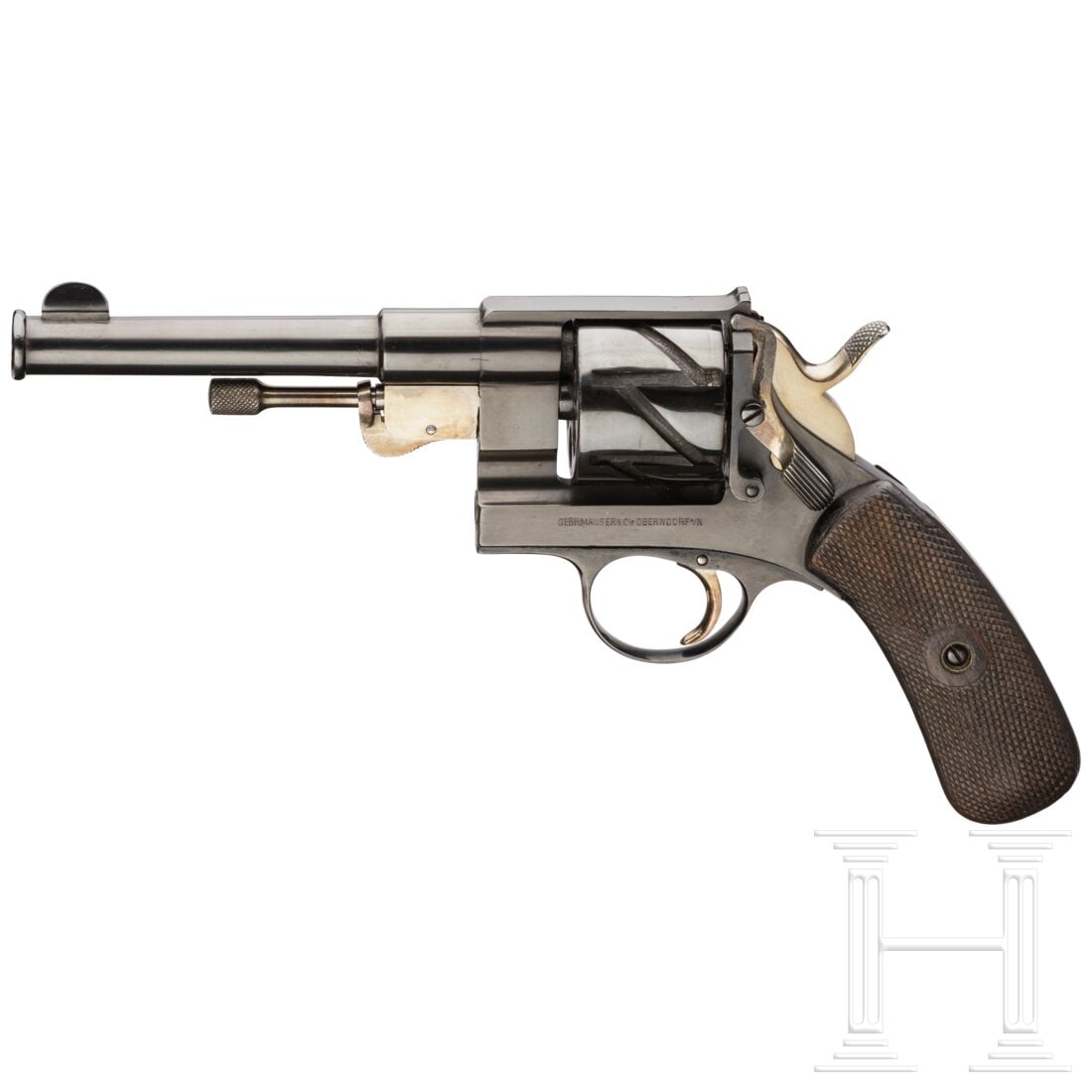 A Mauser Zig-zag Revolver, Closed Frame Auction