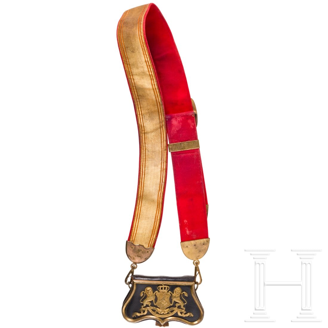 A Cartridge Case For Officers, Based On The Saxon Model, Complete With ...