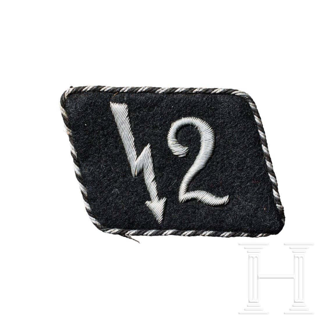 A Single Collar Tab For Ss-signals Unit 2 "stuttgart" Enlisted Auction