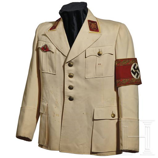 Martin Bormann A White Summer Uniform As Reichsleiter