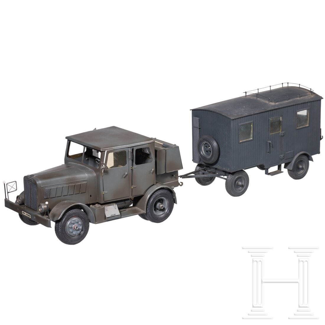 A Philipp Modellbau Heavy Hanomag St 100w Traction Engine With Radio ...