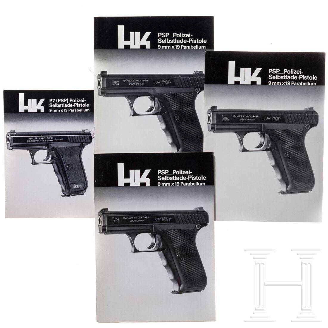 Four Operating Manuals For Heckler & Koch Psp Police Self-loading ...