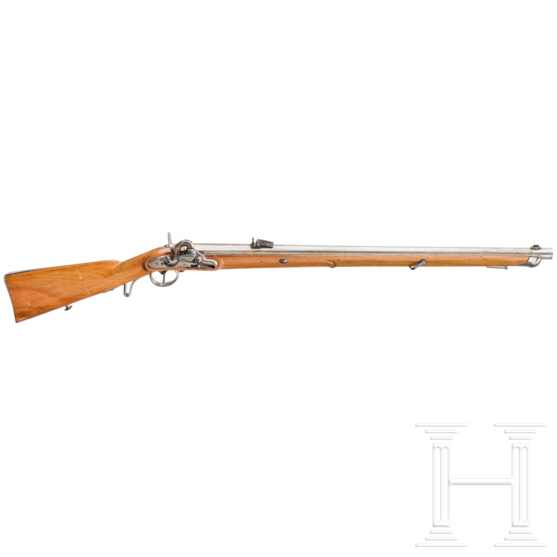 An Austrian Augustin System Rifle, Dated 1852