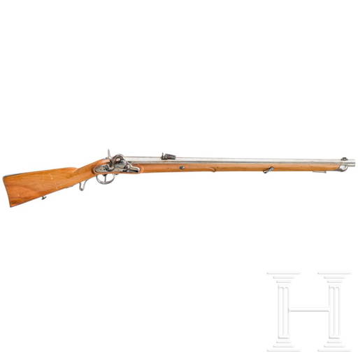 An Austrian Augustin System Rifle, Dated 1852