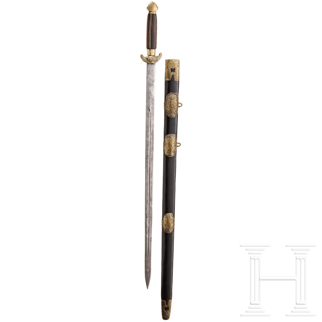 A Large Chinese Jian (long-quan Sword), 19th Century Auction