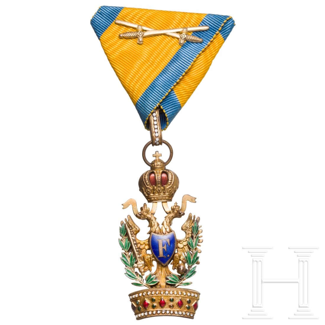 An Order Of The Iron Crown 3rd Class With War Decoration Auction