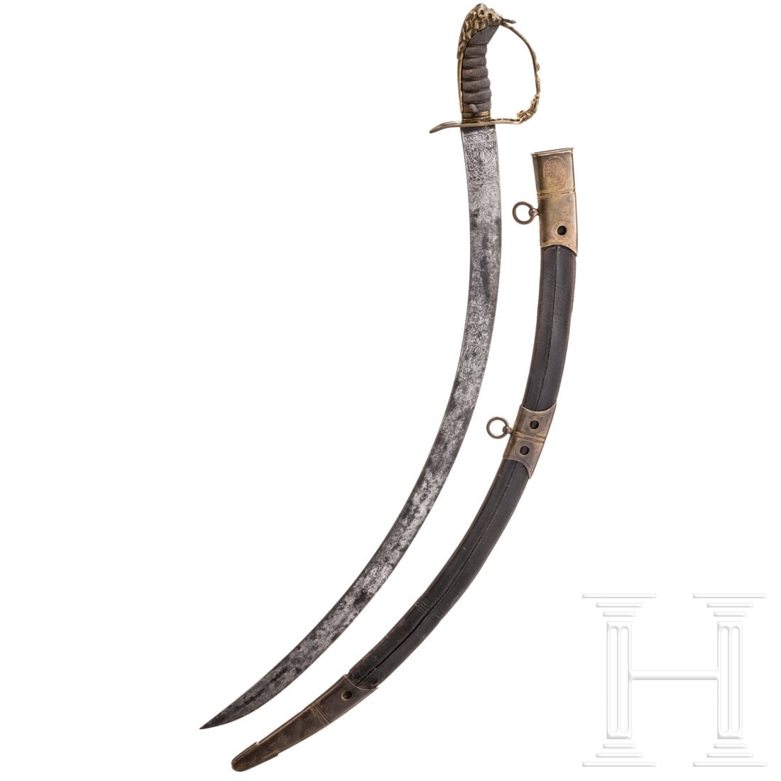 A Lion Head Sabre M 1803 For High Officers By Reddell, London, 1st ...