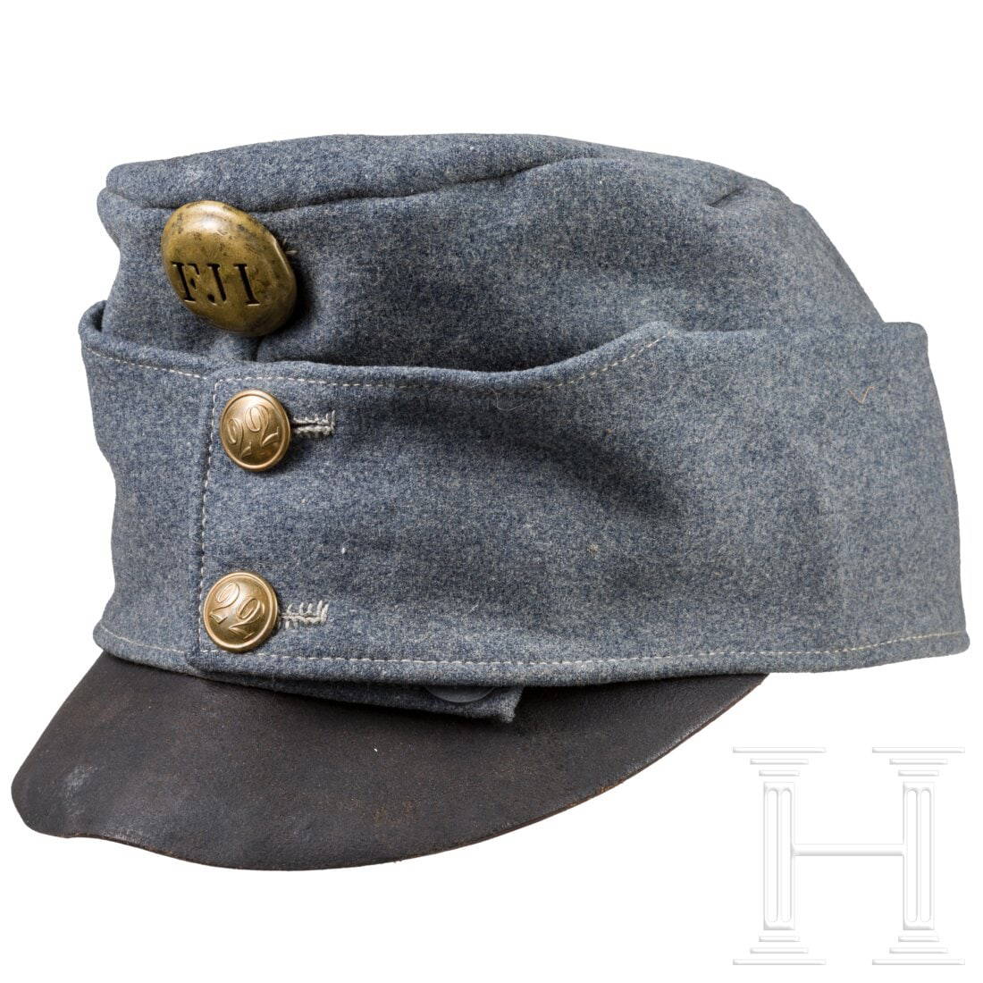 A Grey Field Cap M 1908 For Enlisted Men Of The Infantry Auction