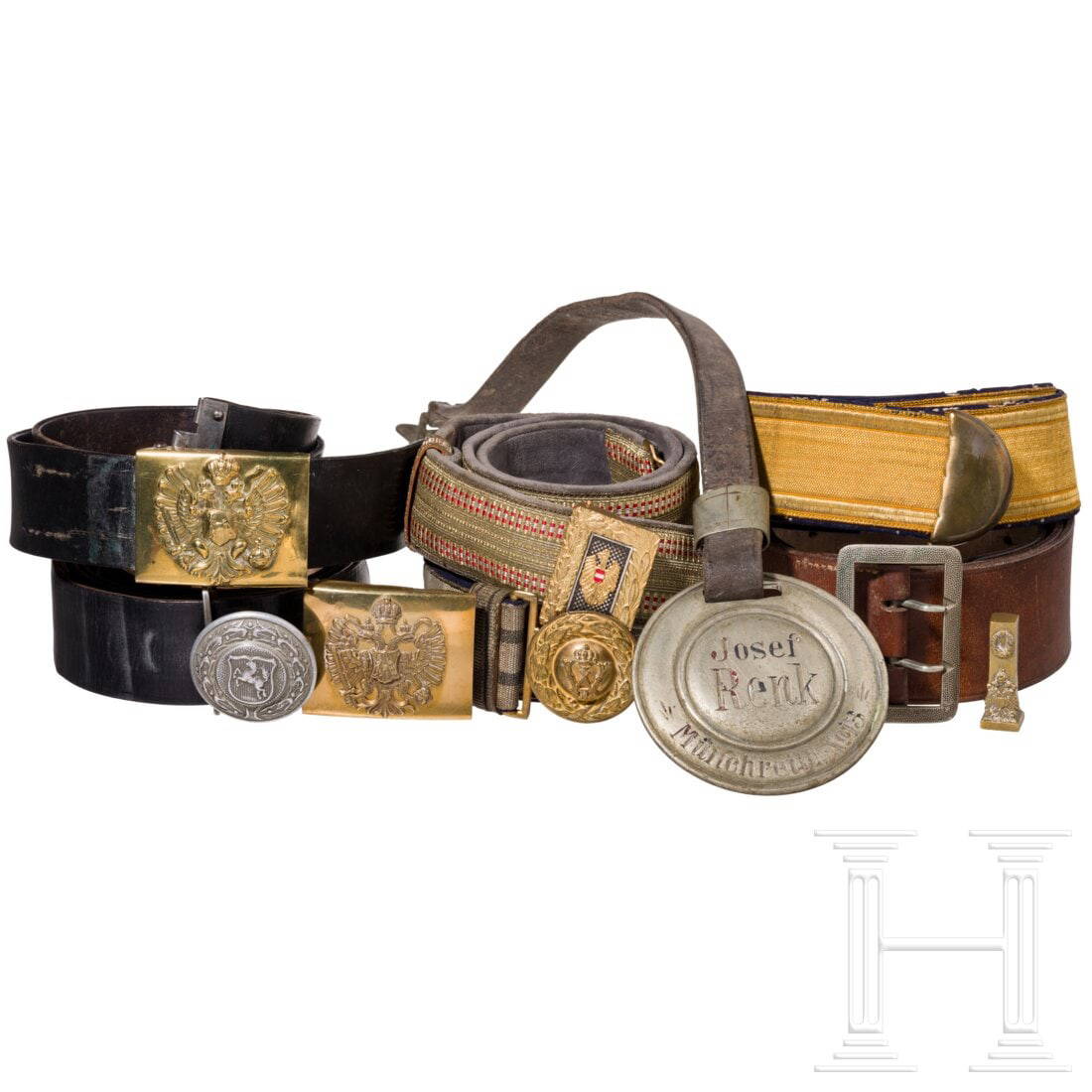 A Collection Of Austrian And German Belts, 19th/20th Century Auction
