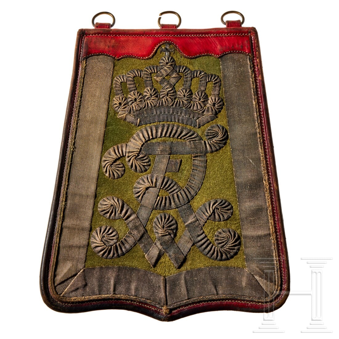 A "säbeltasche" (sabretache) For Prussian Hussar Regiment 11 Officers ...