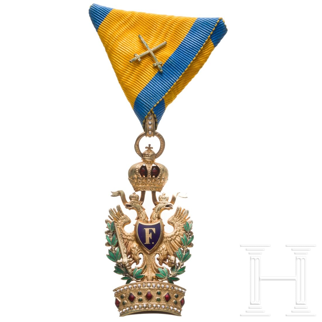 An Order Of The Iron Crown 3rd Class With War Decoration Auction