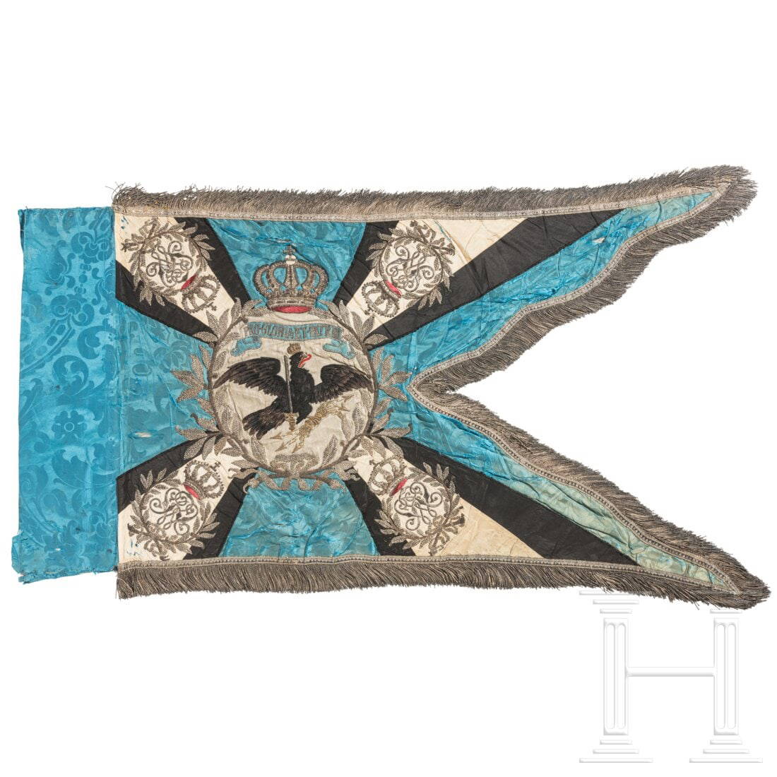A Flag Cloth Of The Regimental Standard Of The Uhlan Regiment "graf Zu ...