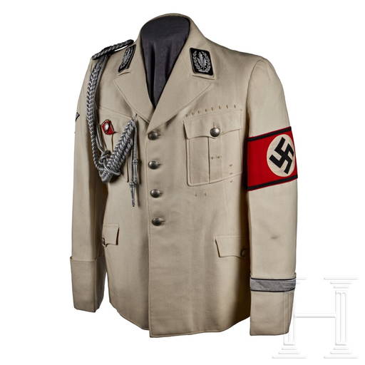 A White Service Uniform For Ss Reichsführer Heinrich Himmler