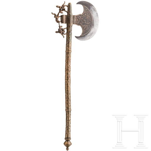An Indian Tabar (battle Axe), Circa 1800