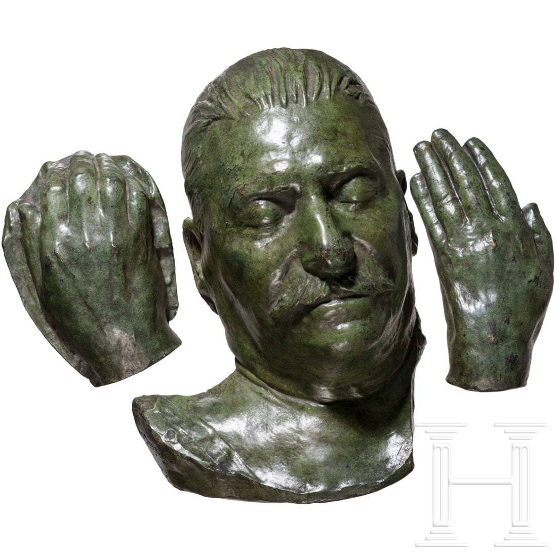 Josef Stalin (1878 - 1953) - A Significant Death Mask And Two Hand ...